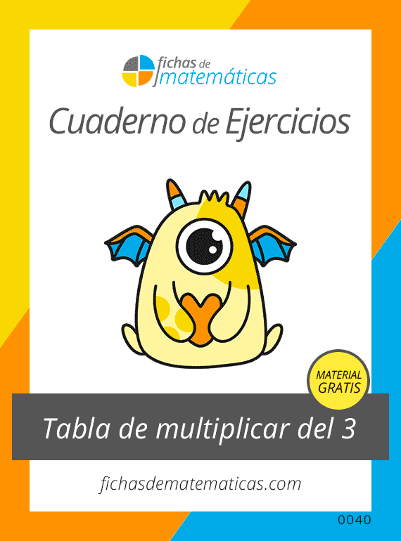 Tabla del 3. Tablas de Multiplicar para Primaria + PDF GRATIS