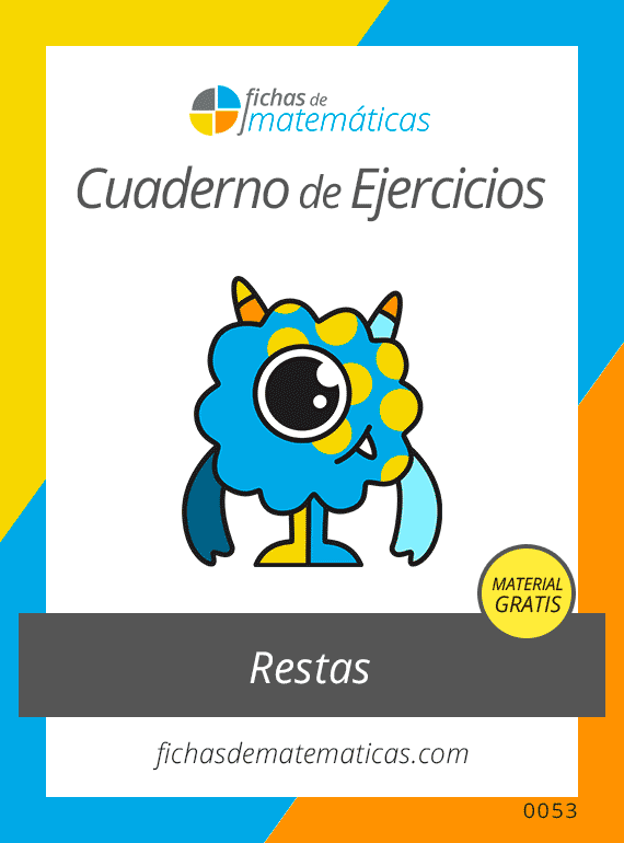 Restas para Primaria. Descargar Fichas Gratis en PDF