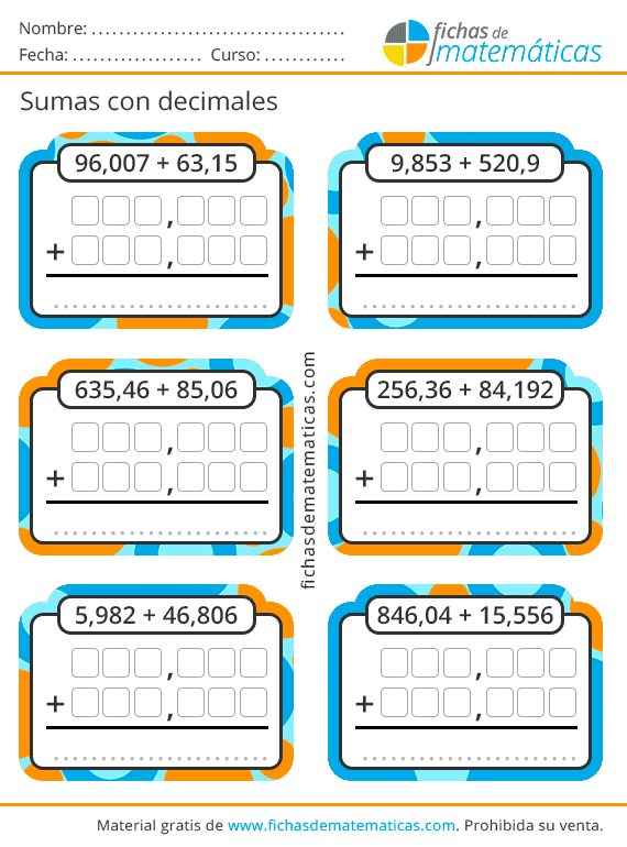 PDF fichas de matemáticas: abril 2023 - Fichas de matemáticas